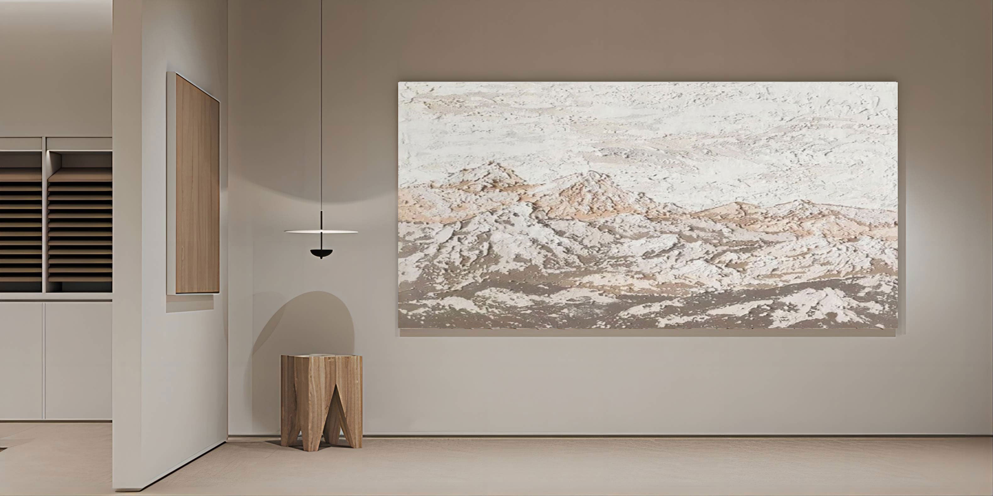 Beige Abstract Paintings Beige Textured Painting Beige Abstract Art on ...