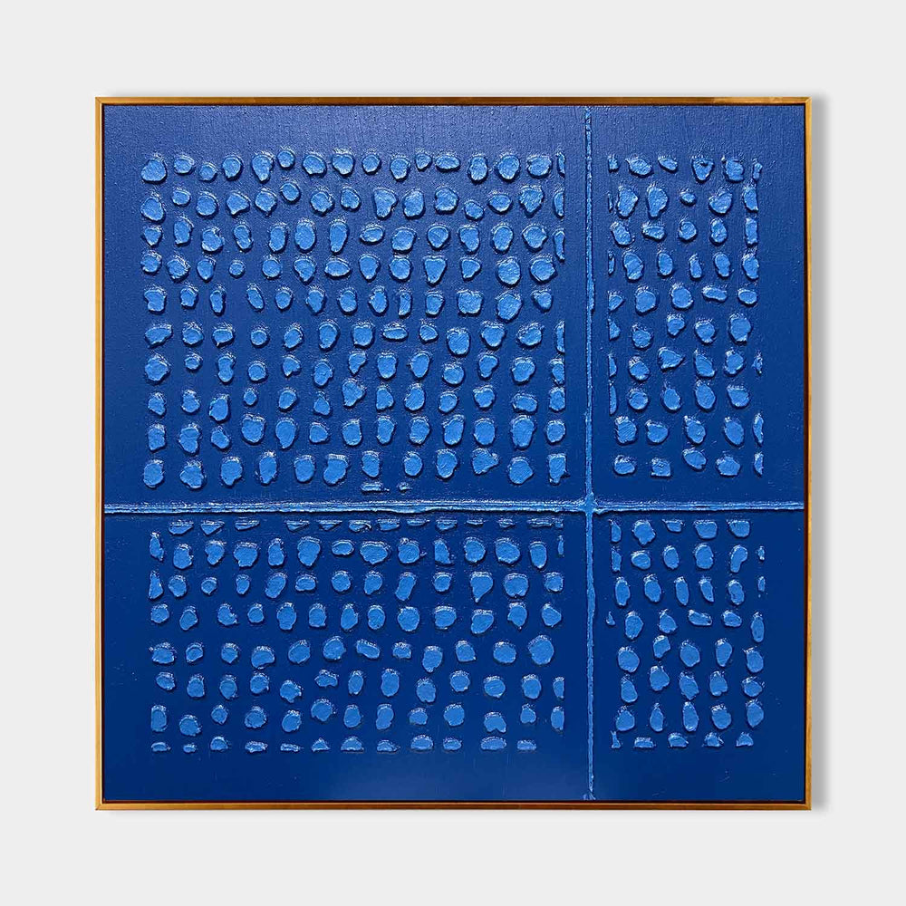 Large Blue Abstract Art for Sale Blue Abstract Texture Painting Blue ...