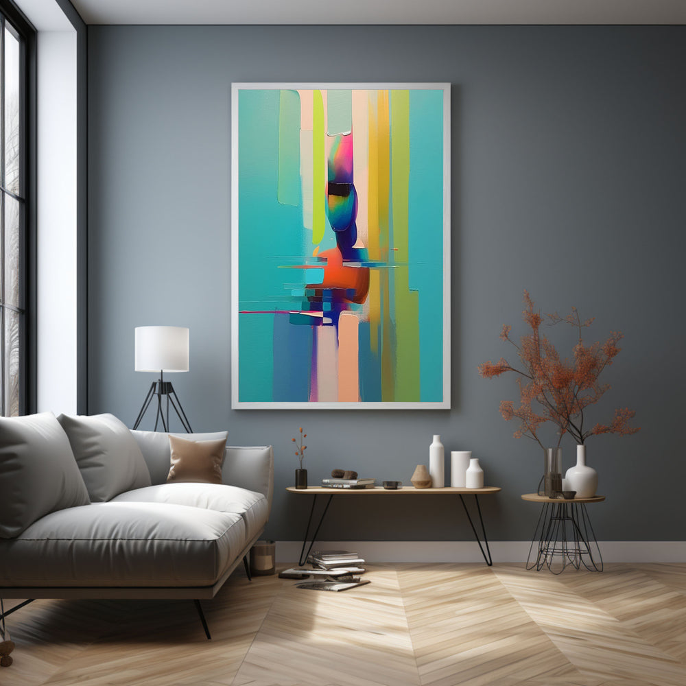 Abstract Palette Figure Painting Original Palette Art Office Wall Art ...