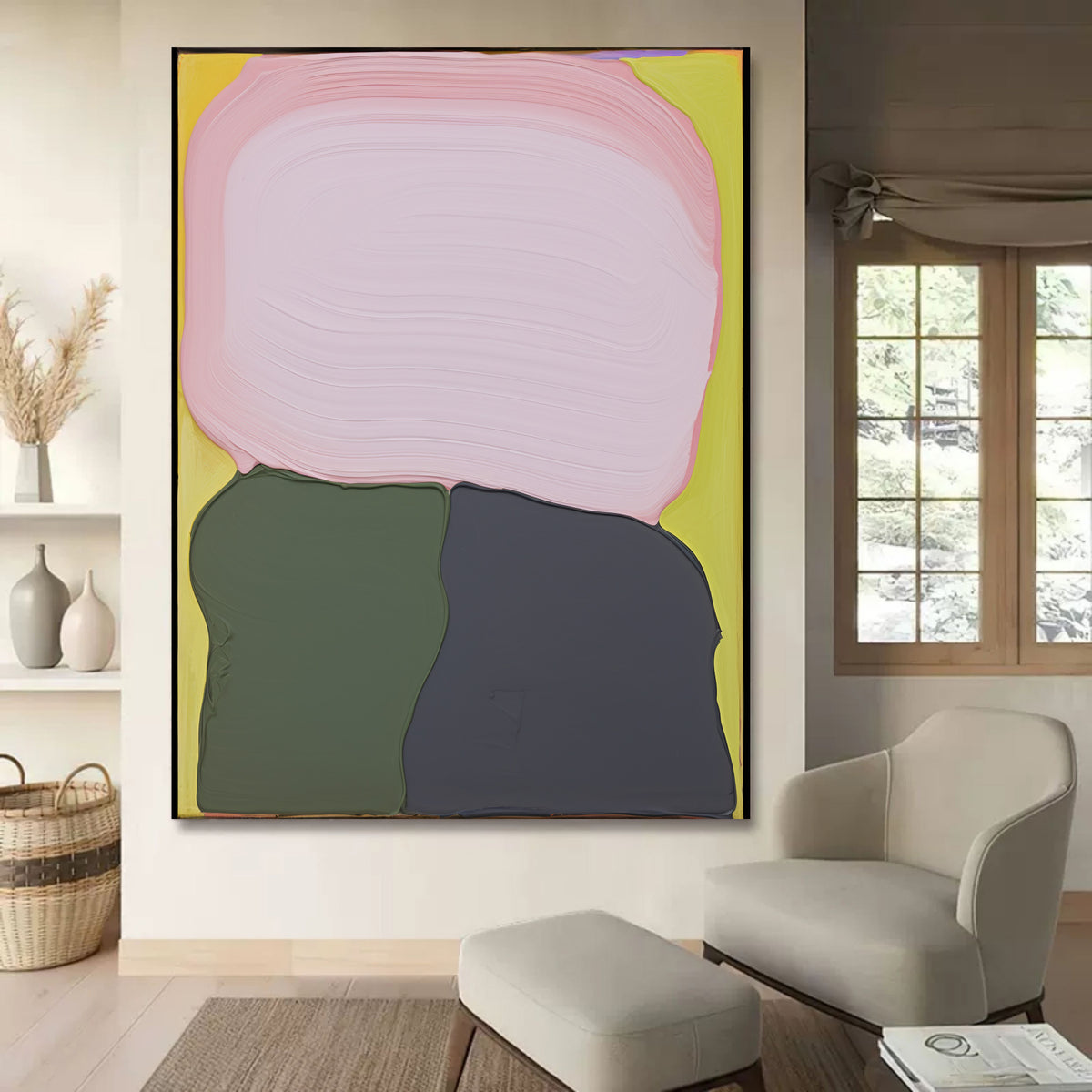 Colorful Abstract People Art Colorful Abstract People Canvas Oil ...