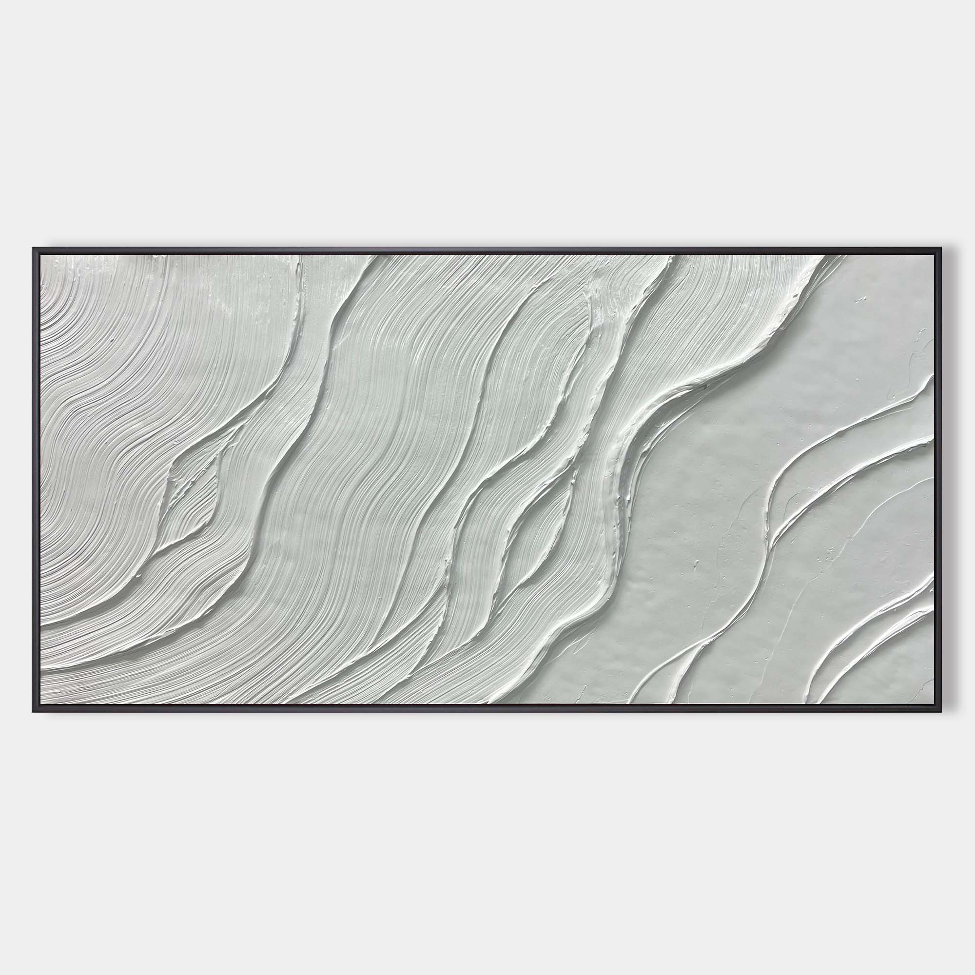 White Textured Painting White 3d Texture Art White Abstract Canvas Art ...