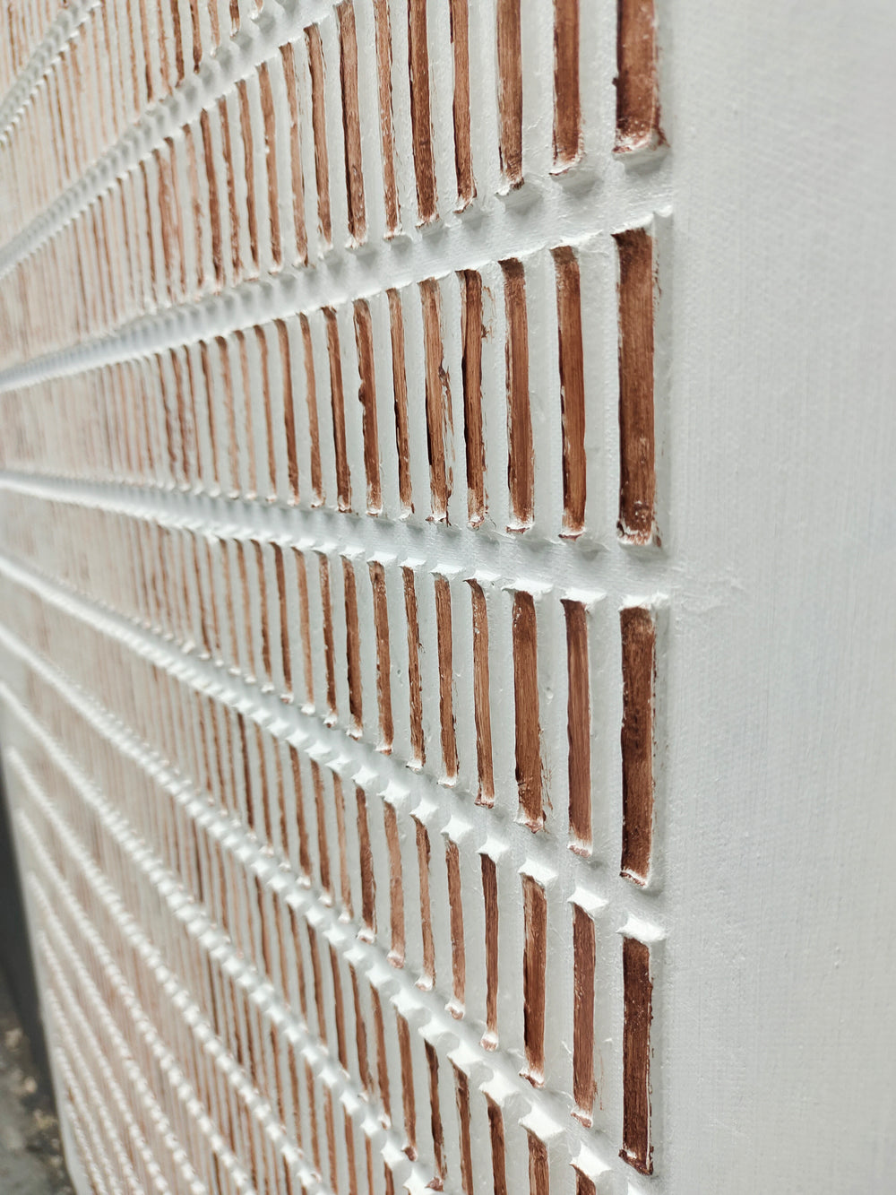 Large Green and White Textured Wall Painting Green Texture Abstract Art ...