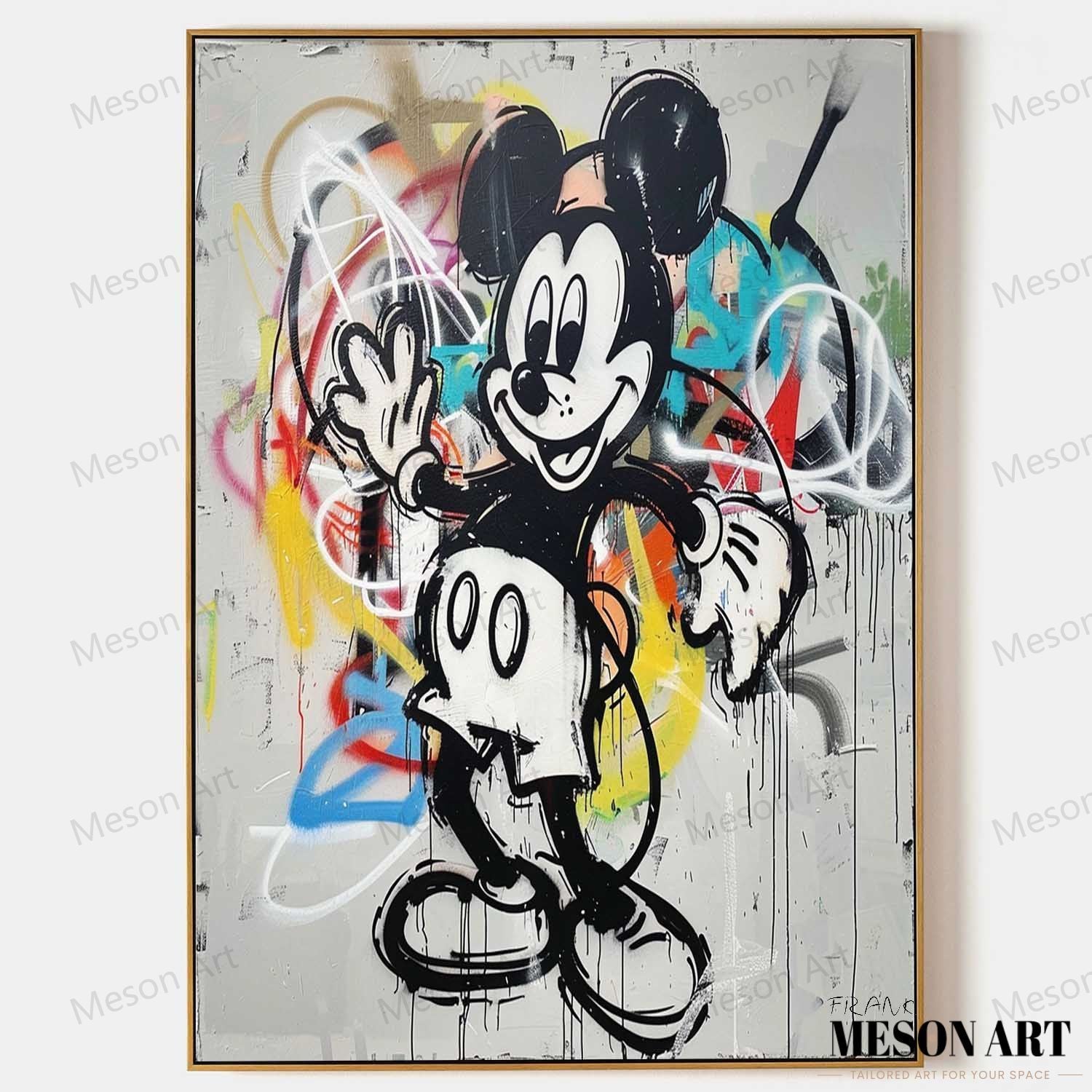 Mickey Mouse Graffiti Canvas Art for Sale Mickey Mouse Graffiti Street ...