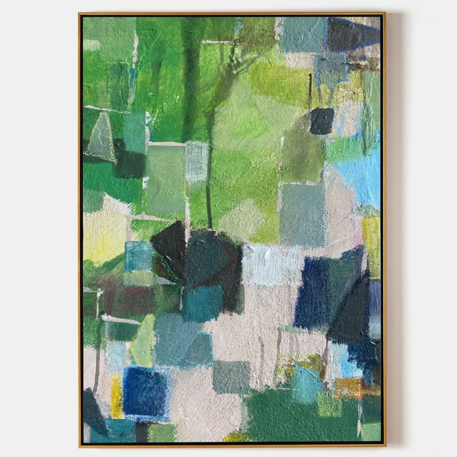 Colorful Textured Abstract Painting Colorful Contemporary Abstract ...