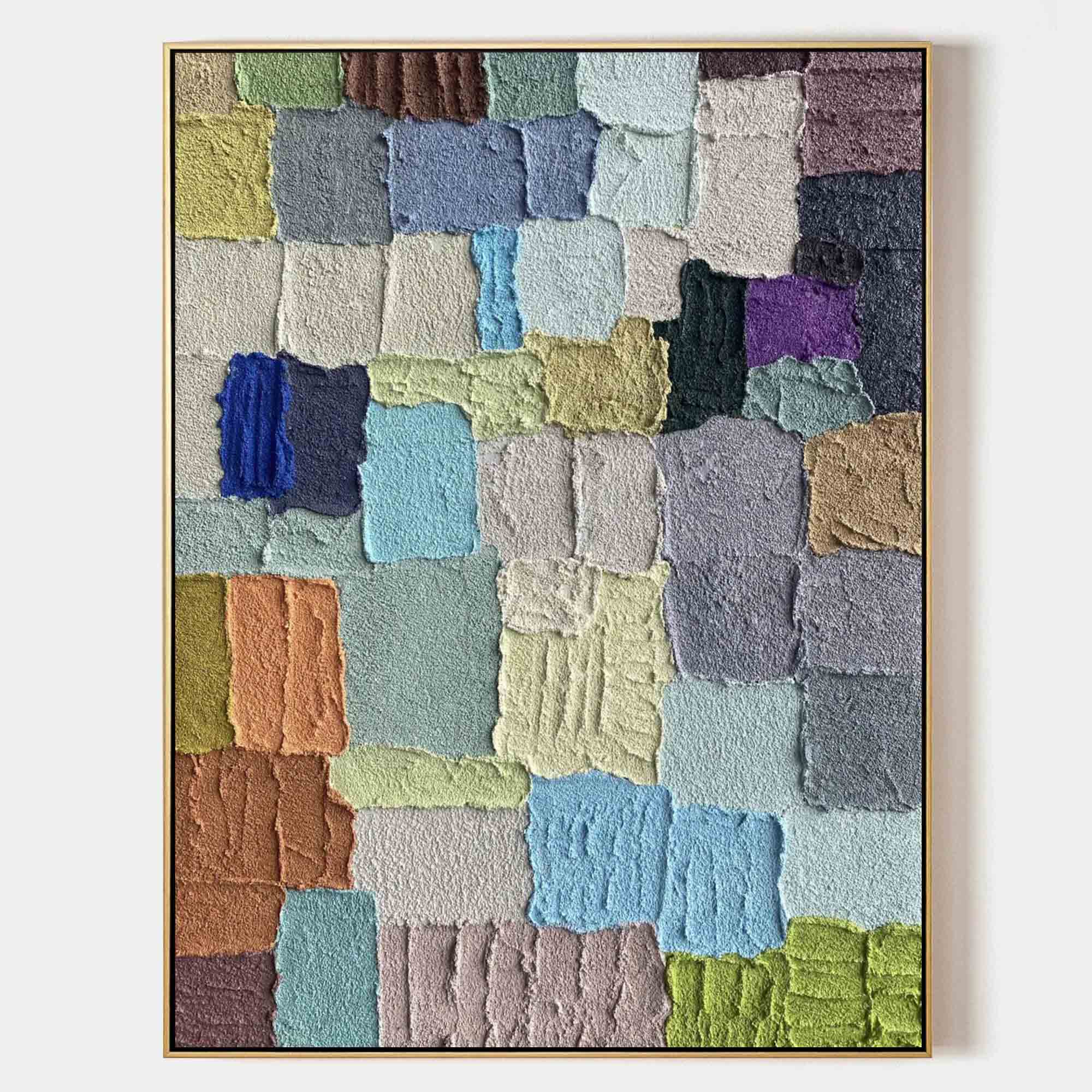 Colorful Textured Abstract Painting Textured Abstract Art On Canvas ...