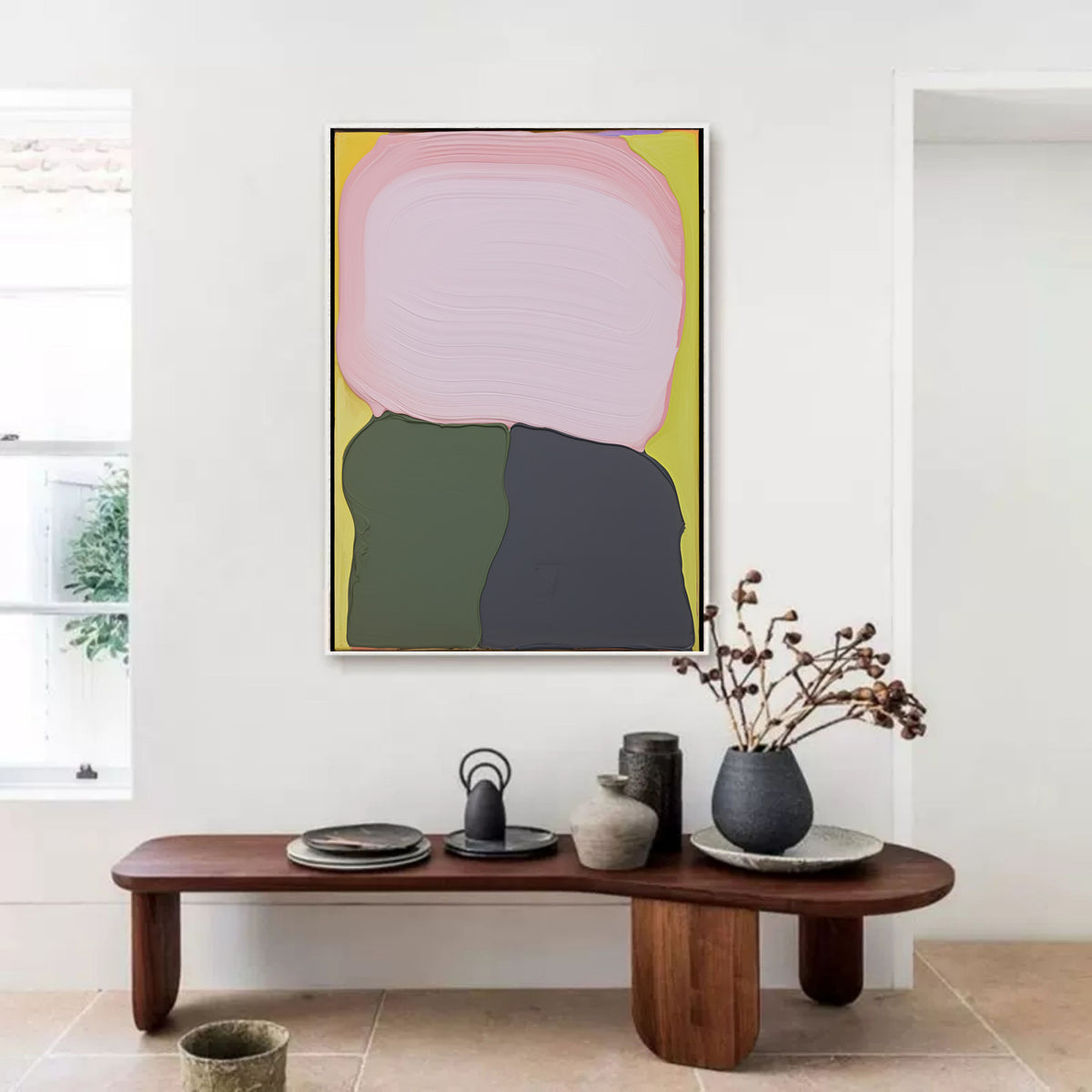 Colorful Abstract People Art Colorful Abstract People Canvas Oil ...