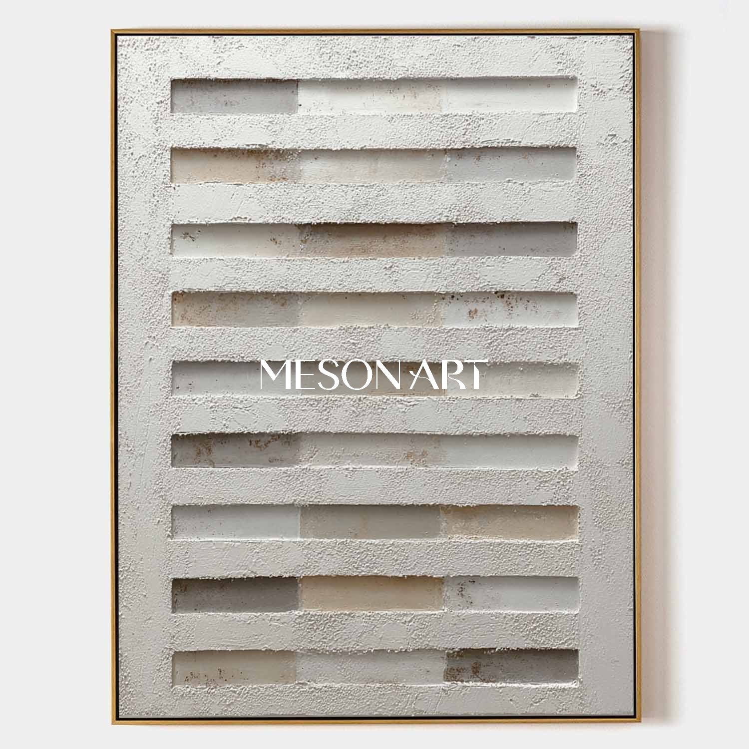 Large 3D Off-White Texture Painting Off-White Abstract Canvas Art Off ...