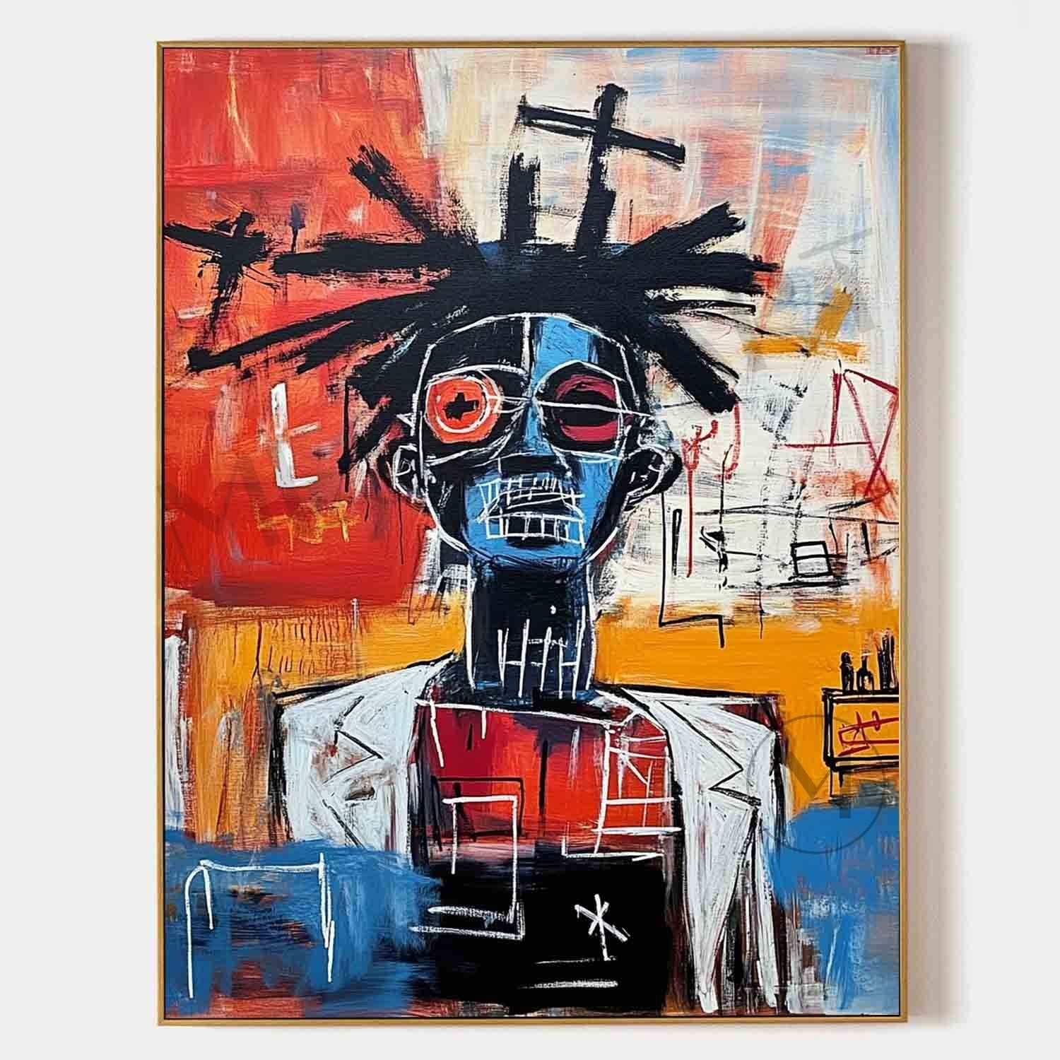 Basquiat Portrait Art Clinic Decorative Wall Art For Sale Basquiat ...