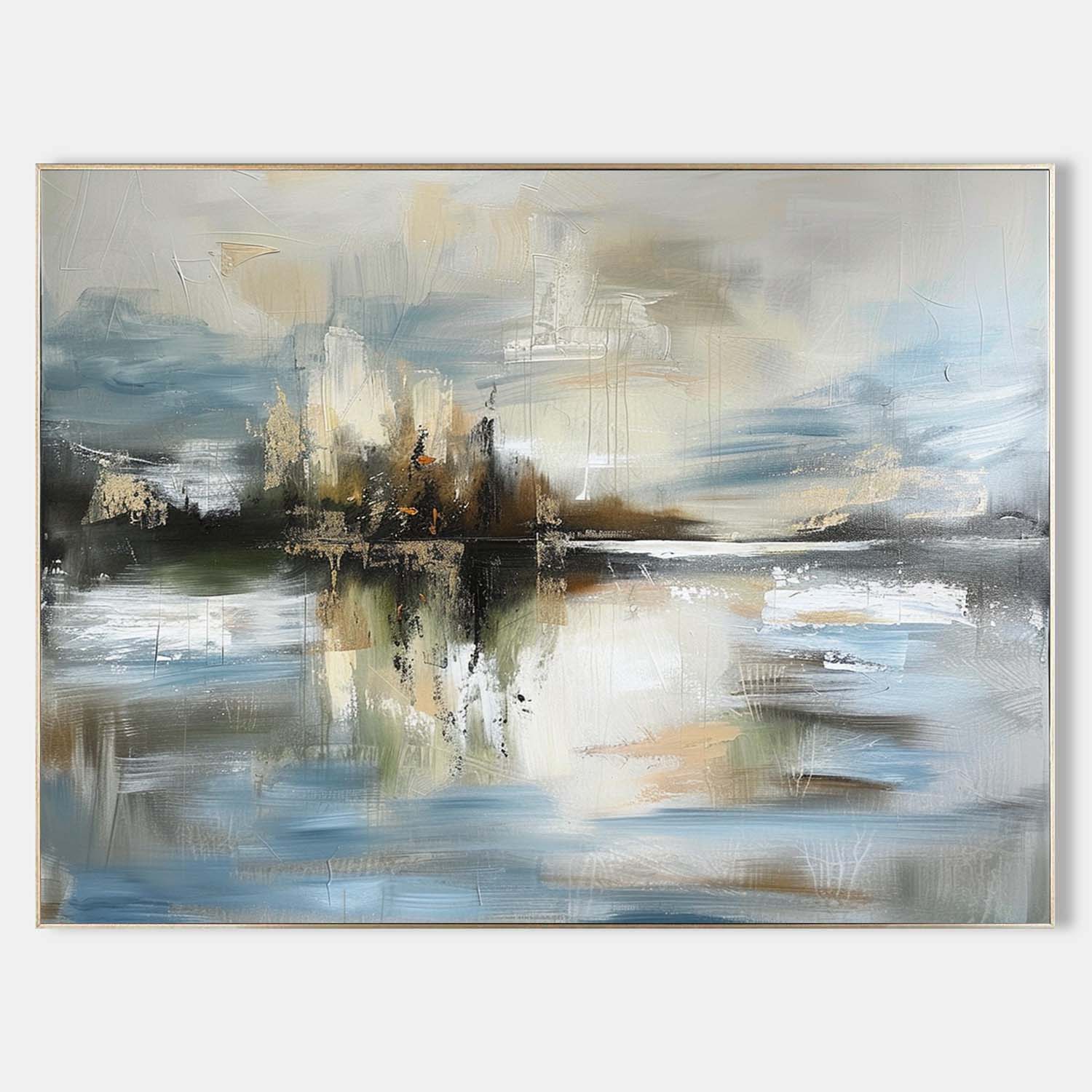 Large Abstract Minimalist Landscape Art for Sale Minimalist Landscape ...