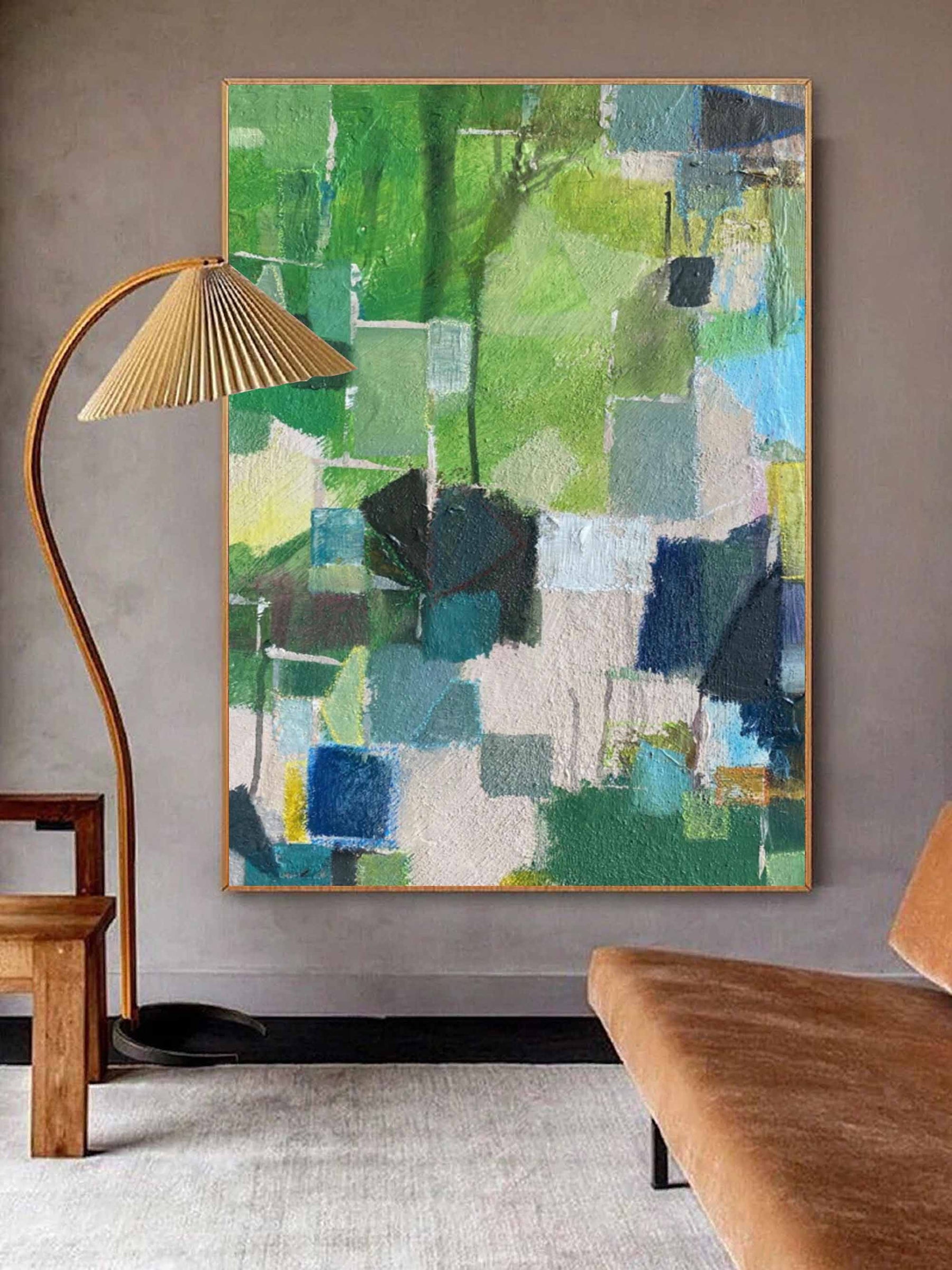 Colorful Textured Abstract Painting Colorful Contemporary Abstract ...