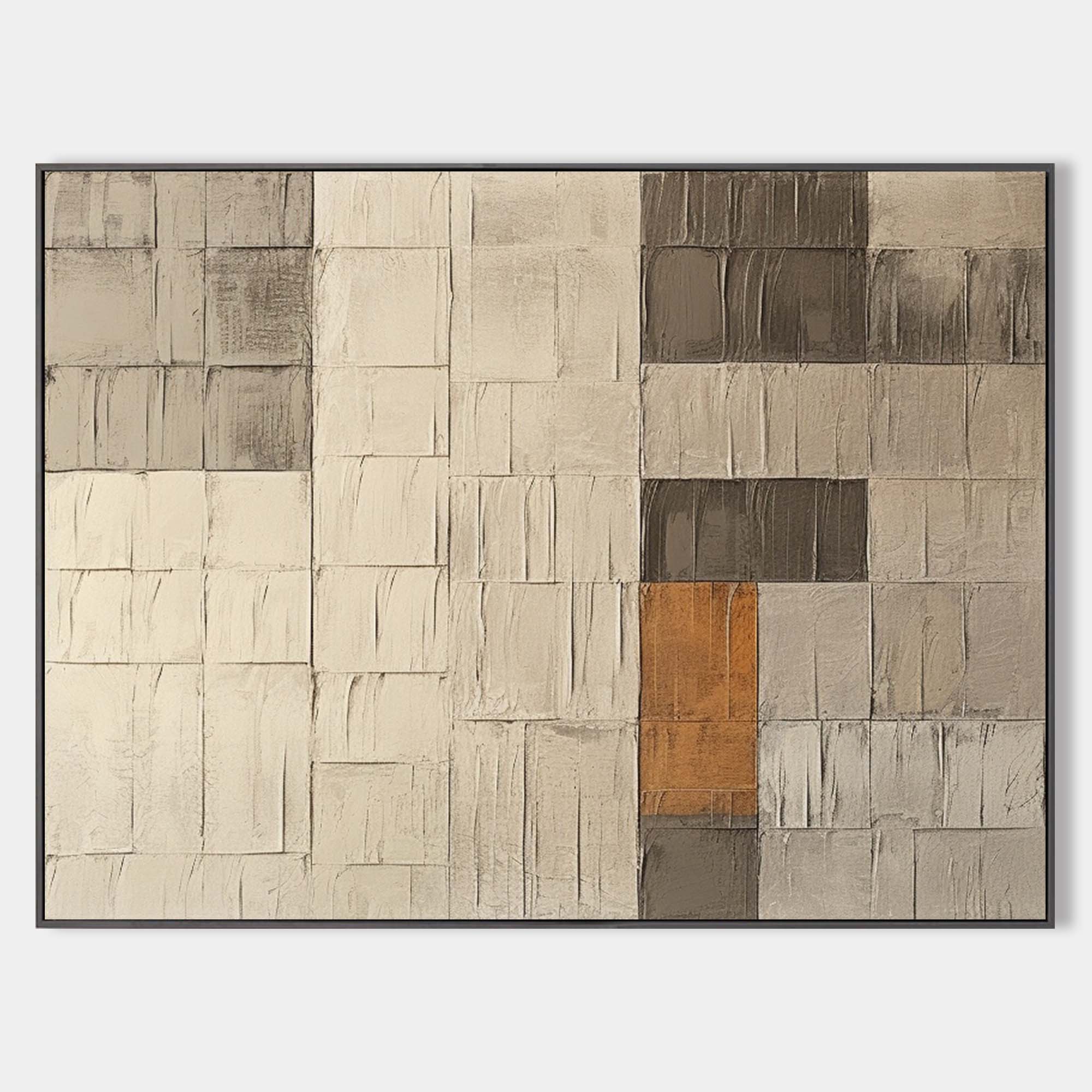 Large Earthy And Brown Minimalist Wall Art Earthy Abstract Art On ...