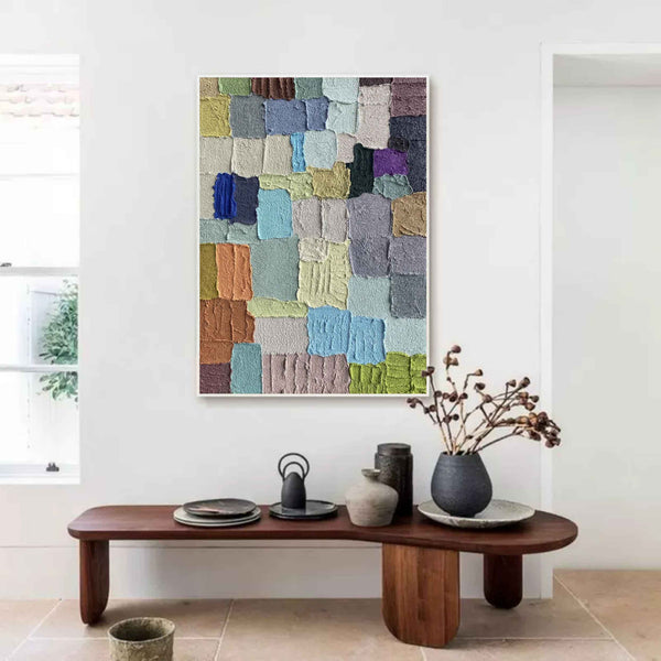 Colorful Textured Abstract Painting Textured Abstract Art On Canvas ...