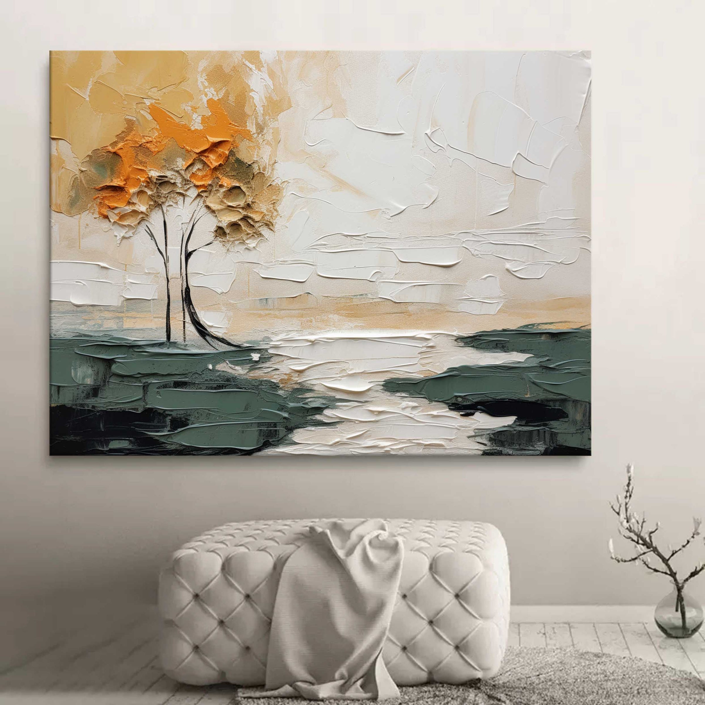 Large Abstract Landscape Art Landscape Minimalist Wall Art Decor ...