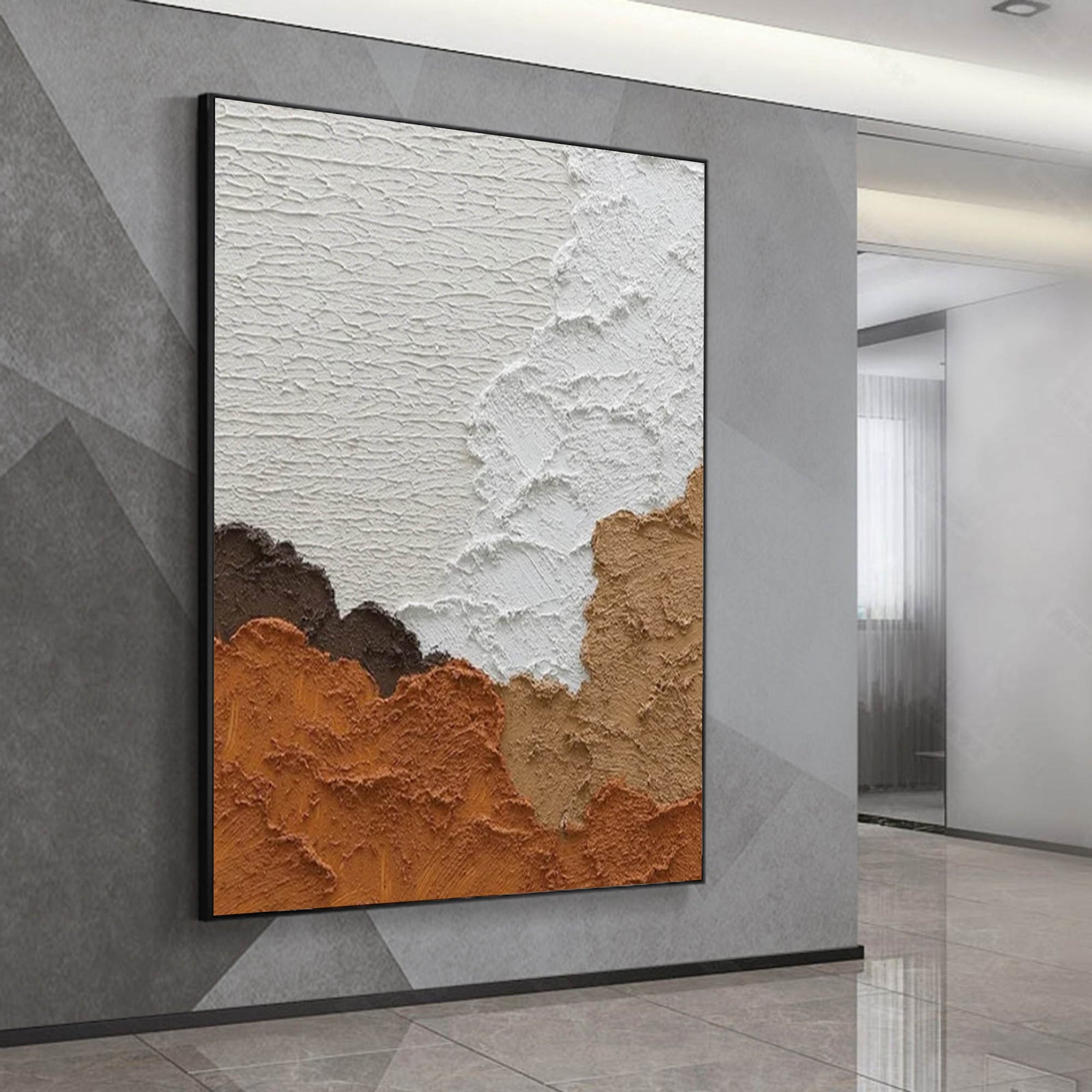 3D Color Abstract Art Canvas Colorful Textured Abstract Paintings ...