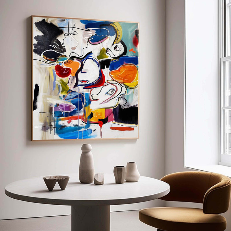 Graffiti Abstract Canvas Art Colorful Abstract Graffiti Wall Art ...