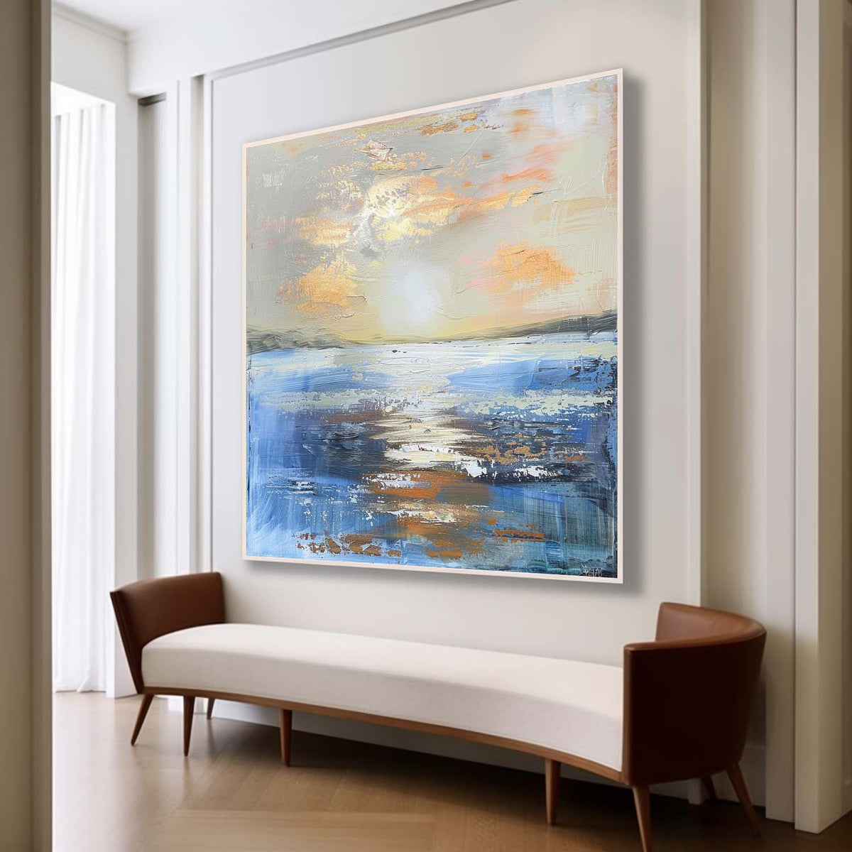 Abstract Color Landscape Texture Painting Abstract Color Landscape ...