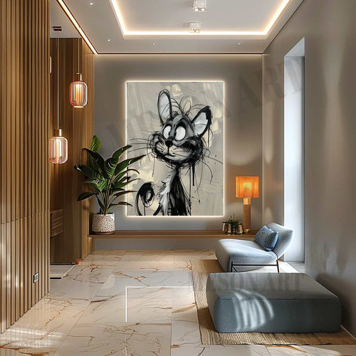 Tom Cat Pop Art for Sale Tom Cat Portrait Pop Canvas Wall Art Cat ...