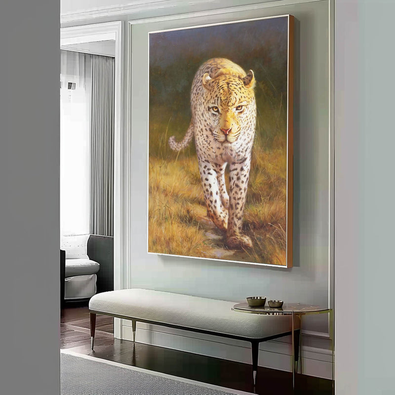 Realistic Cheetah Oil Painting Hyper-Realistic Cheetah Art Cheetah ...