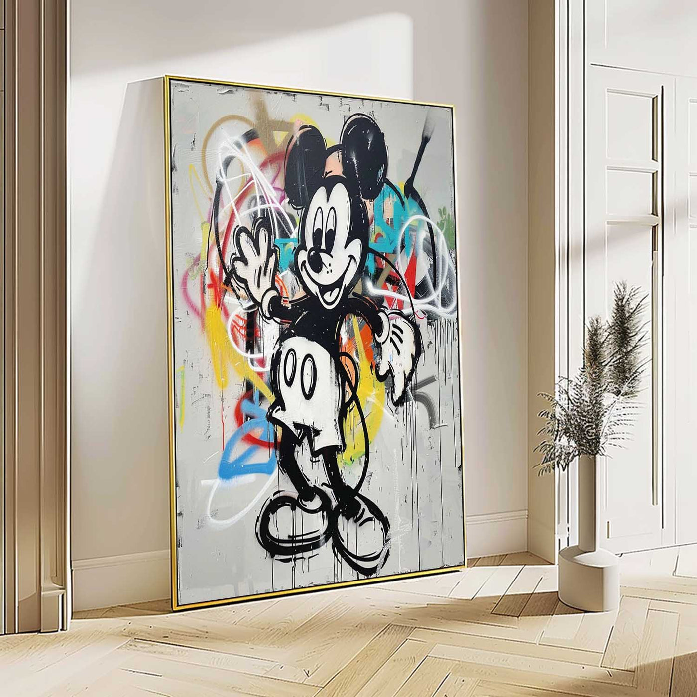 Mickey Mouse Graffiti Canvas Art for Sale Mickey Mouse Graffiti Street ...