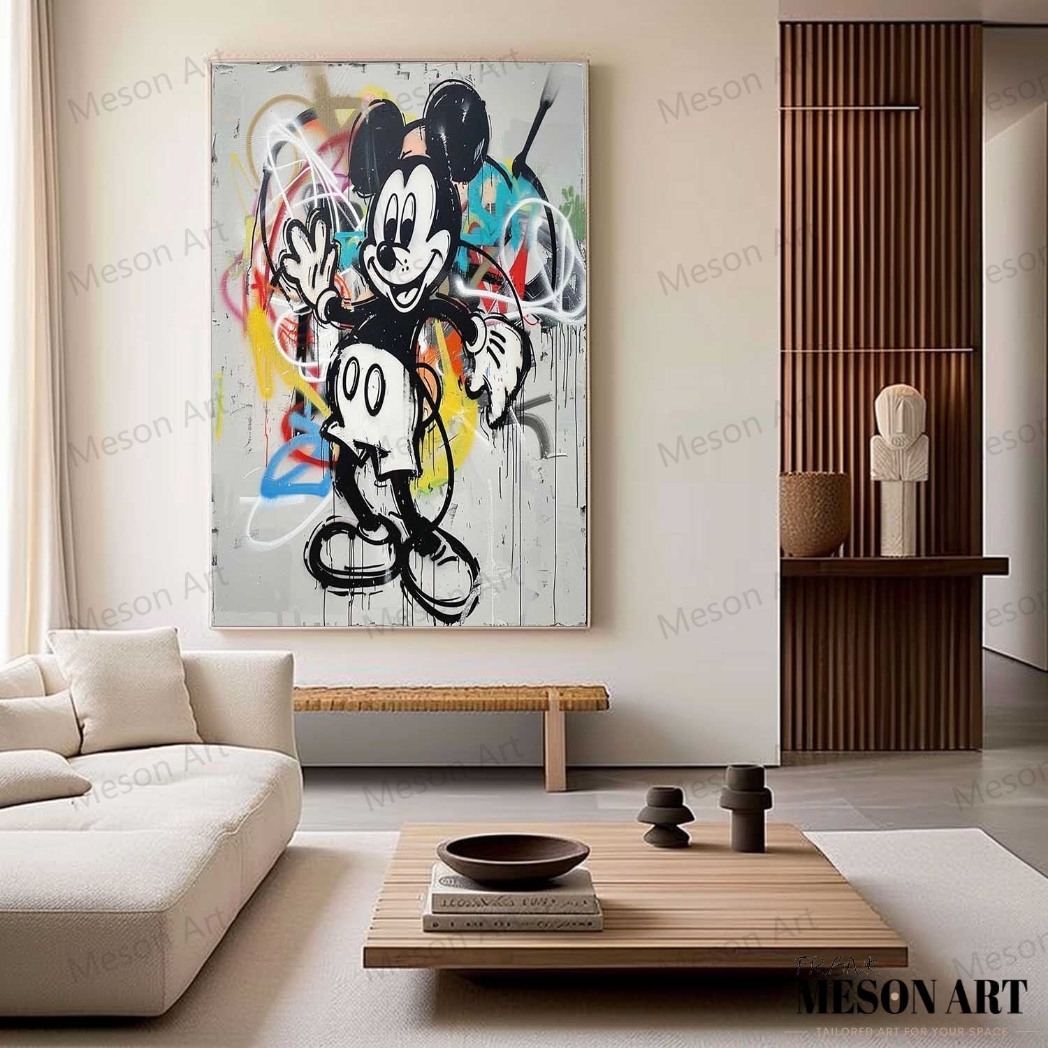 Mickey Mouse Graffiti Canvas Art for Sale Mickey Mouse Graffiti Street ...
