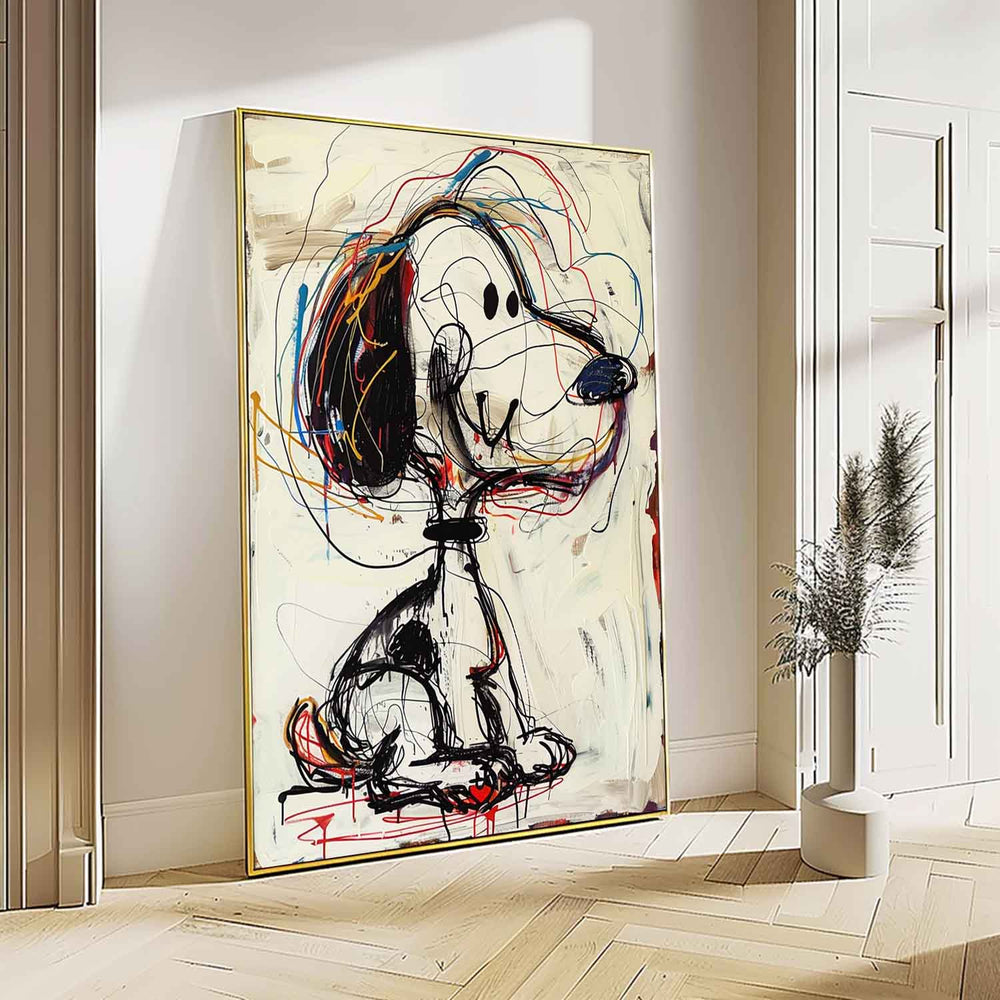 Snoopy Graffiti Art Children's Room Snoopy Canvas Wall Art for Sale ...