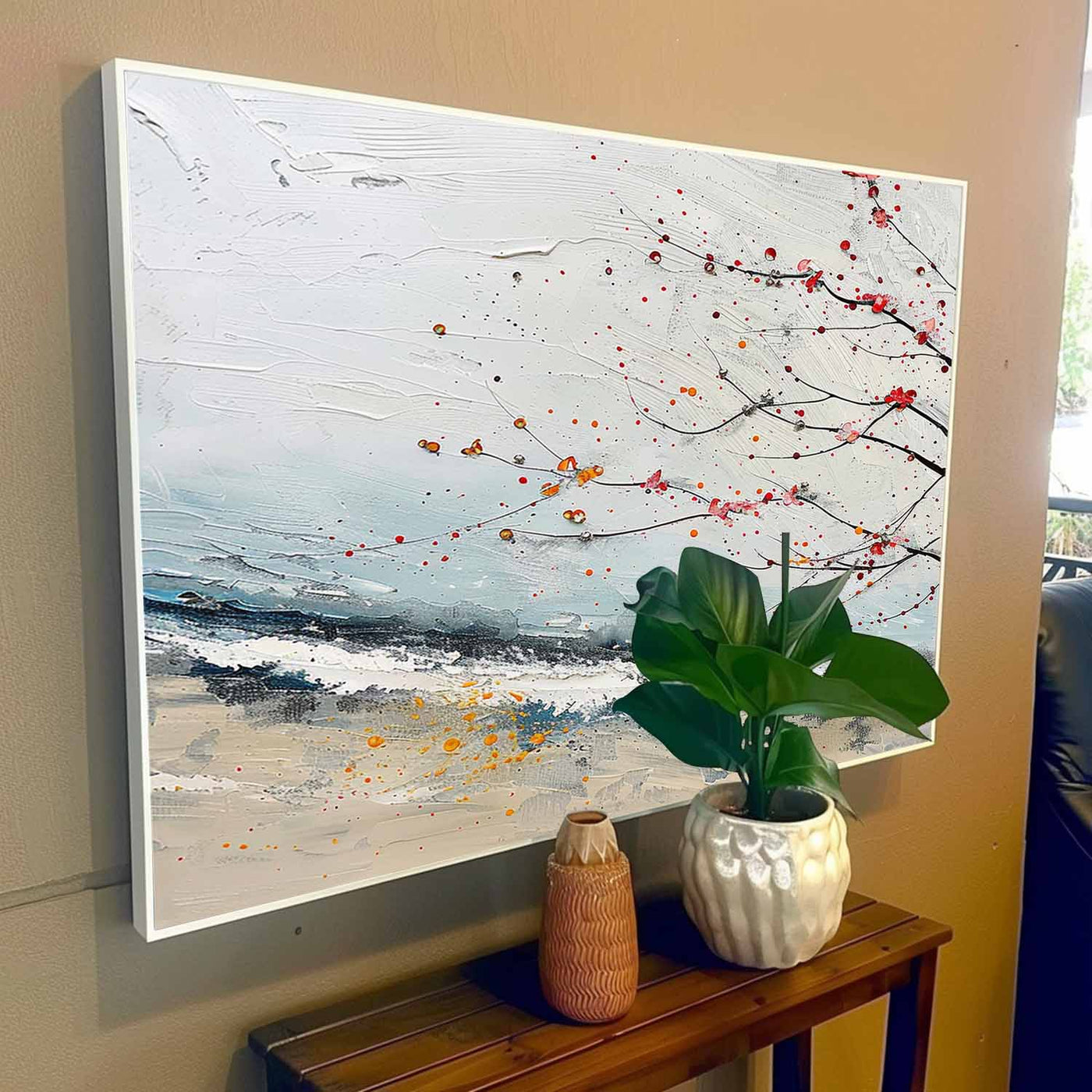 Large Abstract Flowers Landscape Art for Sale Abstract Flowers Abstract ...