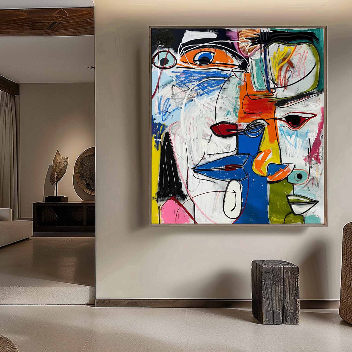 Colorful Graffiti Abstract Art Portrait Graffiti Abstract Art for Sale ...
