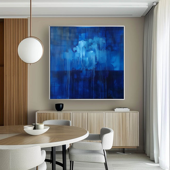 30*30 Deep Blue Sea Abstract Canvas Wall Art Decor Deep Blue Sea ...