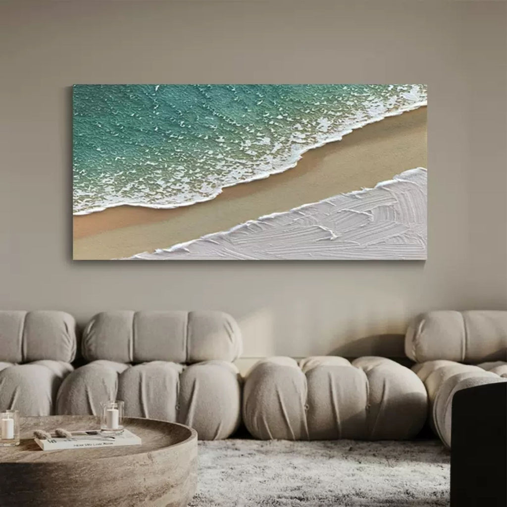 Large 3D Ocean Waves Canvas Painting Large 3D Ocean Waves Wall Art 3D ...