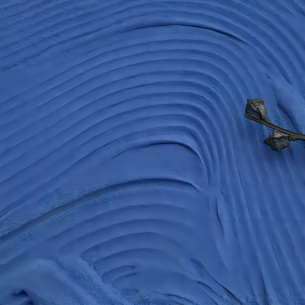 Blue Abstract Acrylic Painting Klein Blue Minimalist Canvas Art Blue ...