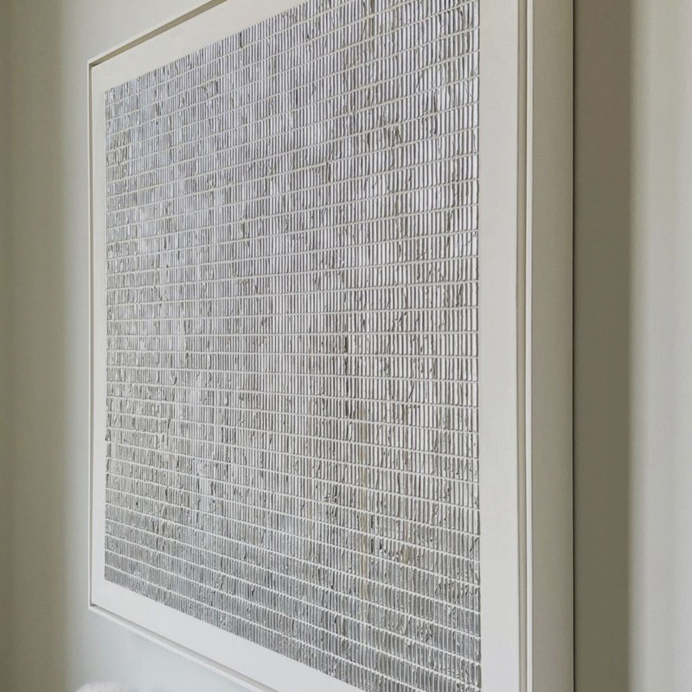 3D Black And White Textured Abstract Canvas Painting Wabi Sabi Art Wabi ...