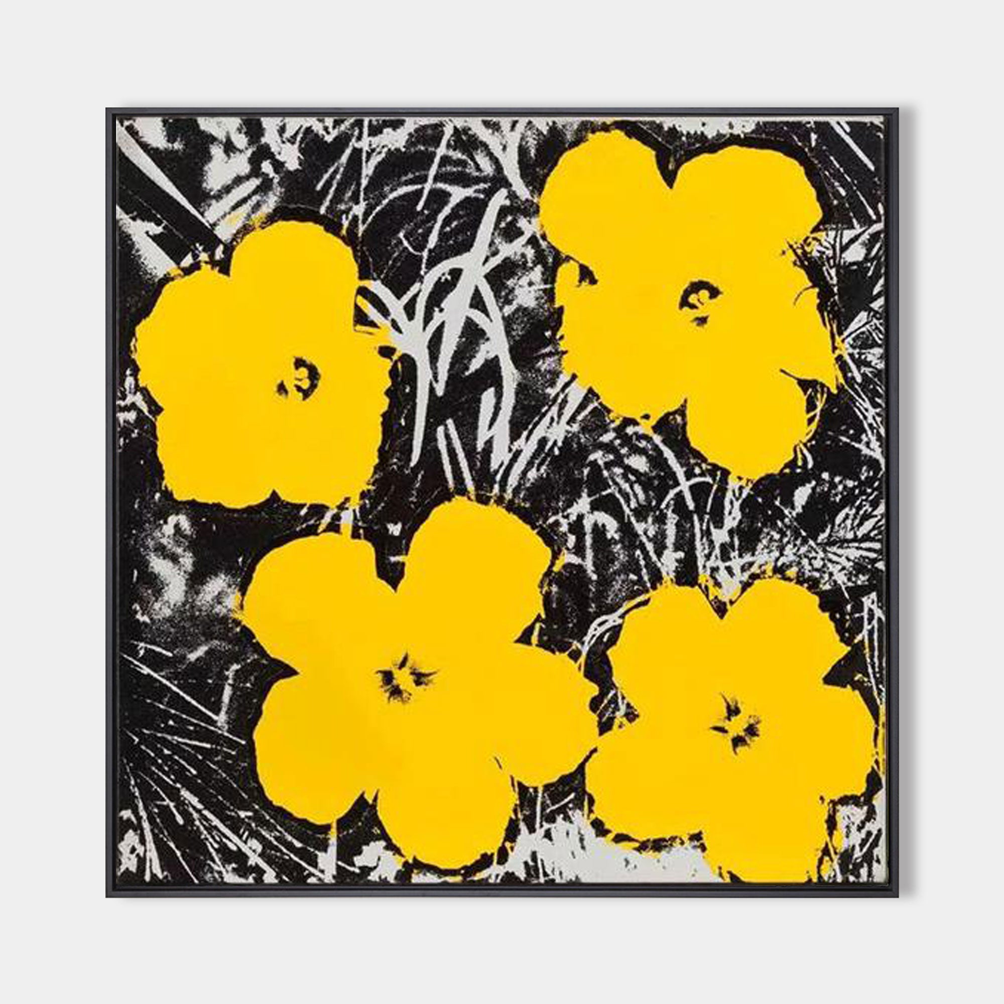 Colorful Flowers Pop Art Andy Warhol Flowers Painting Colorful Flower ...