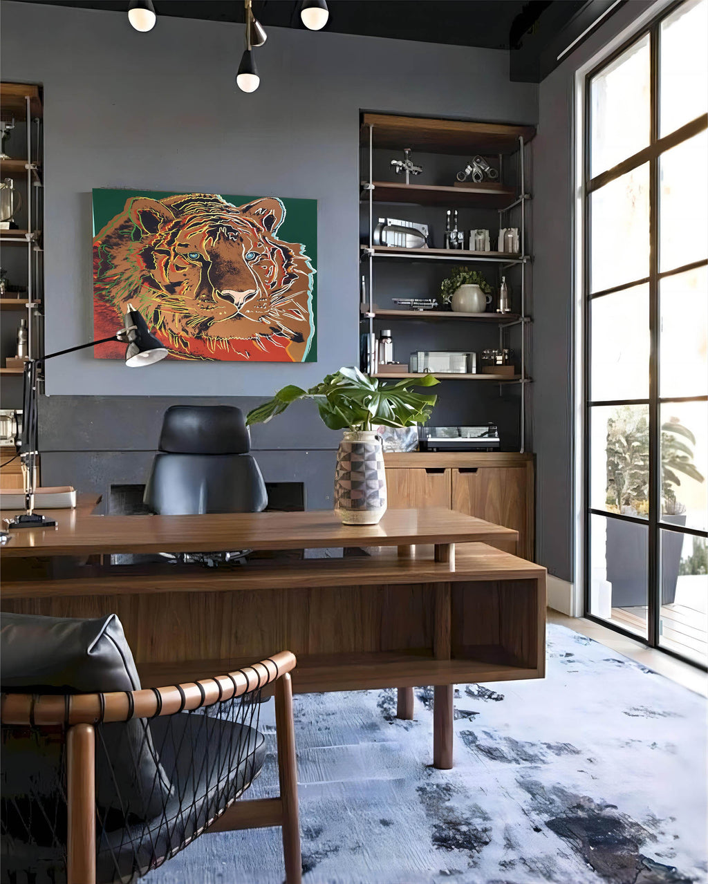 Colorful Tiger Painting Andy Warhol Pop Art Best Pop Art Colorful Pop ...